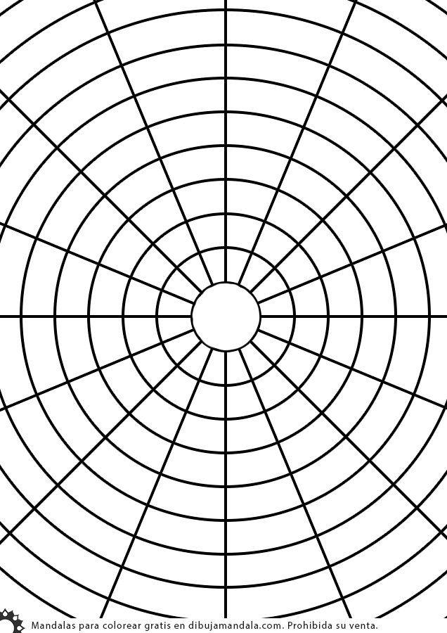 Plantillas para mandalas - Dibumandala